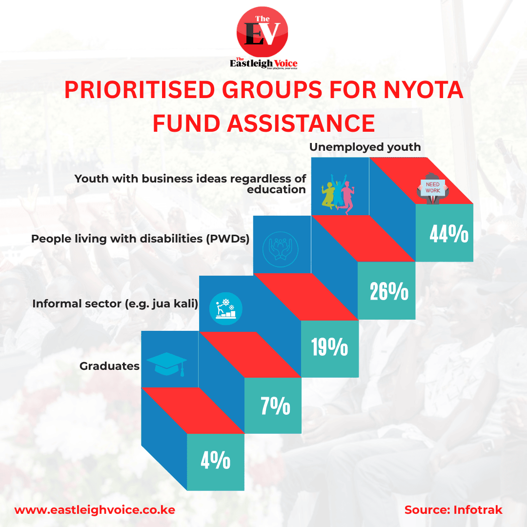 Unemployed youth top priority for Nyota fund support, poll shows